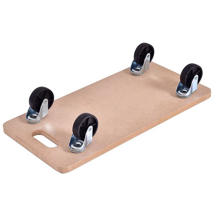 Heavy Duty Wooden Platform Dolly Furniture Moving Cart with 4 Swivel ...