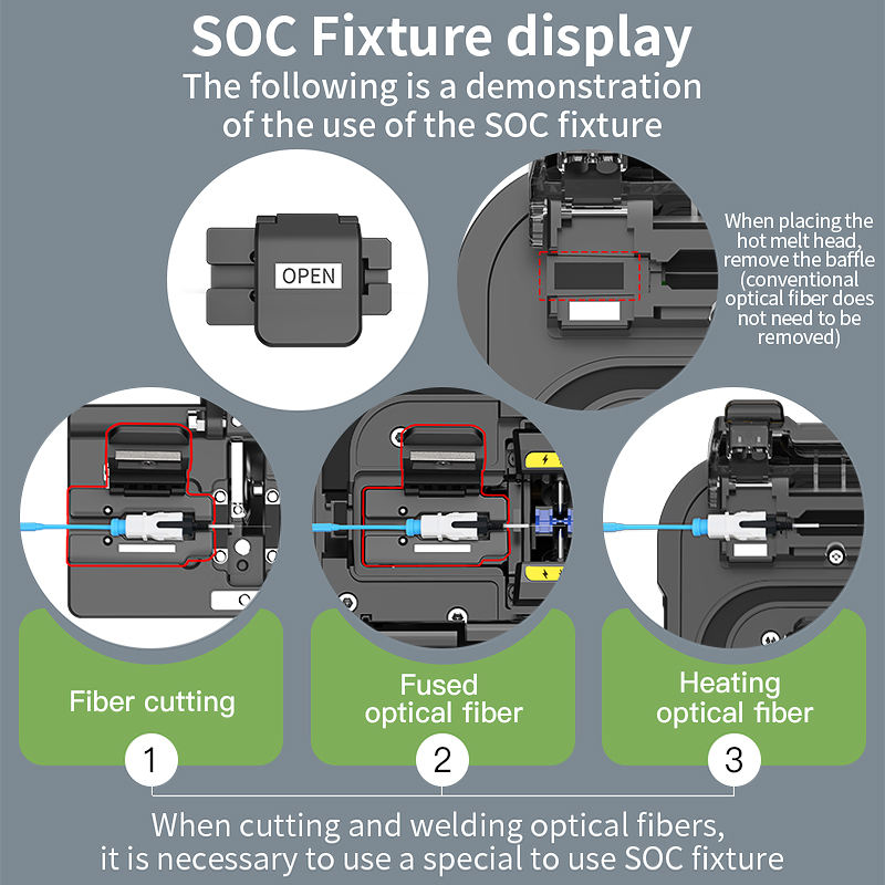 COMPTYCO S-70 Fiber Optic Splicing Machine 6 Motors 8/18S Fiber Optic ...