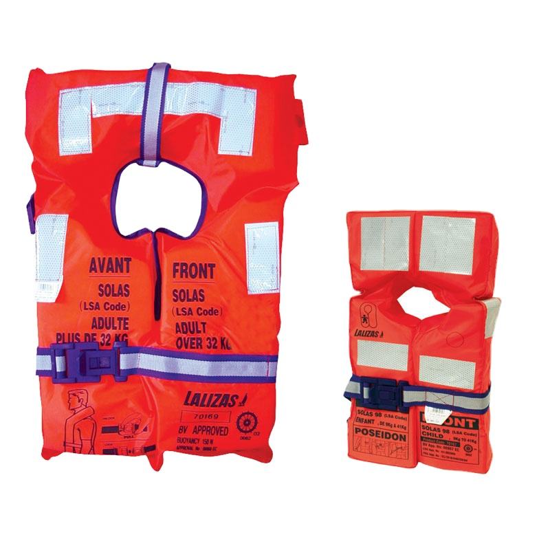 SOLAS Lifejacket - Adult Foam Life Vest for Marine Safety
