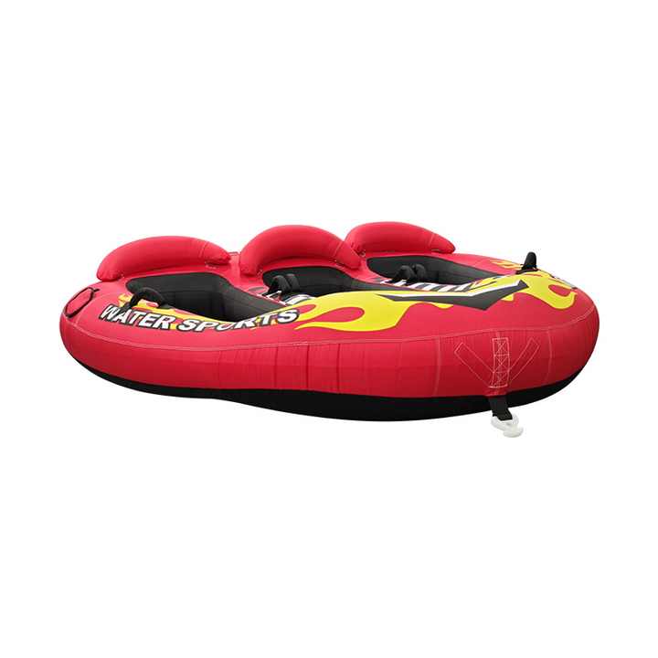 FDS New 3 Person Towable Water Raft Tube for Boating, Heart Shaped ...