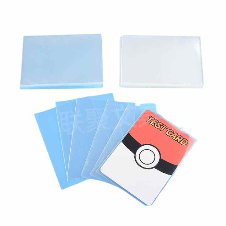 Matte Finish TCG Card Sleeves High Visibility Inner PP Deck Protector ...