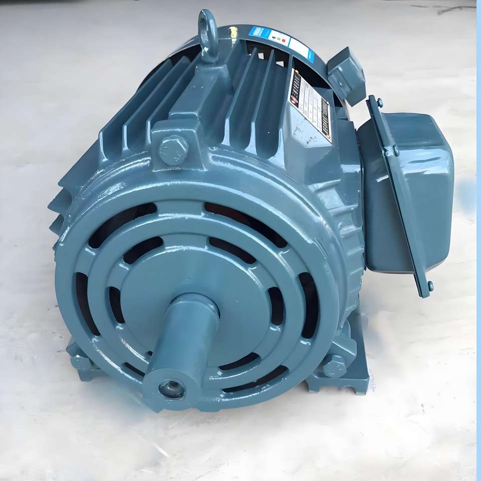 20kW Three-Phase AC Gear Reduction Motor Reliable Electromagnetic Brake ...