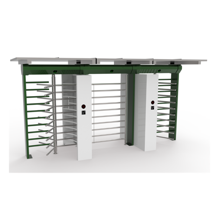 WKT 304ss LED Light Full Height Dual Channel Turnstile Access ...