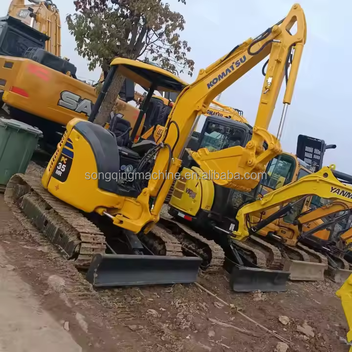 Used Komatsu PC35MR for Engineering Construction Crawler Original Excavator 3.5 Tons Komatsu ...
