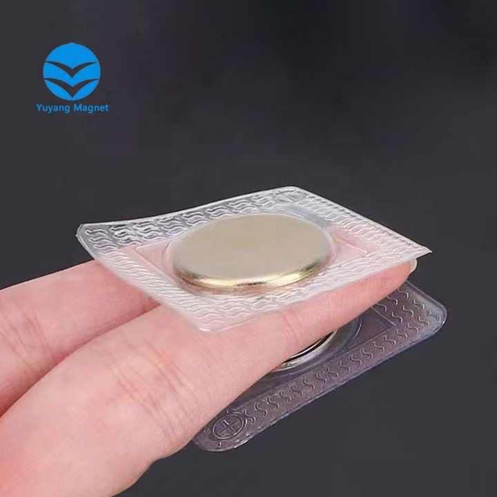 20*10*2 Square Round 10 X 1mm PVC Plastic TPU Laminated Single Magnet ...