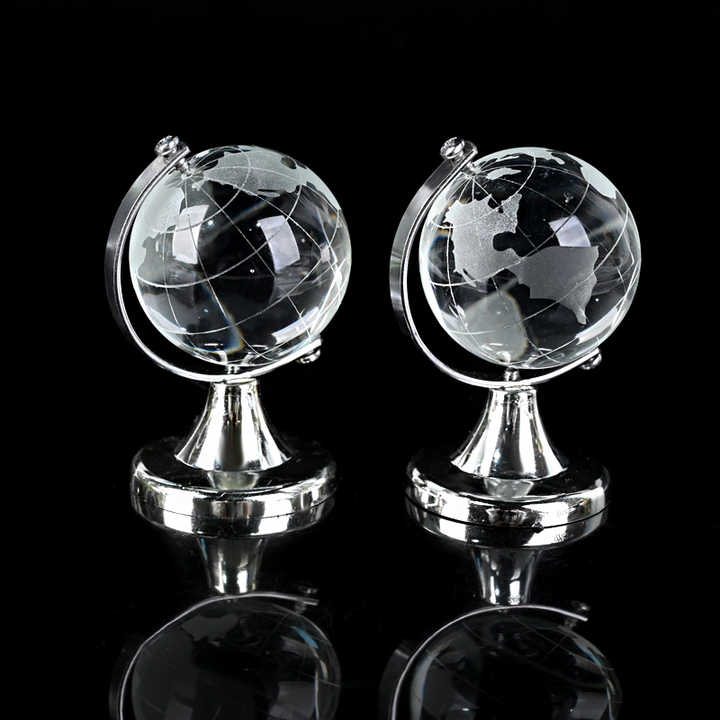 Wholesale Artificial Crystal Transparent Glass Laser Engraved Sphere ...