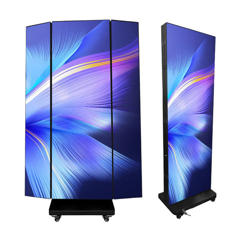 Ultra Clear High Refash Rate P1.86 GOB Indoor Tri-Fold Double-Fold LED ...