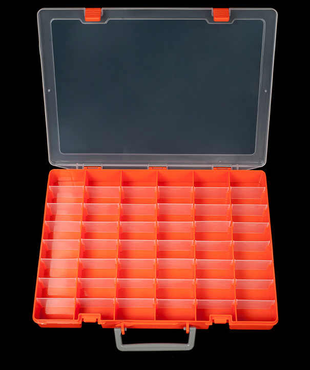 48 Grids Clear Plastic Organizer Box - Versatile Storage