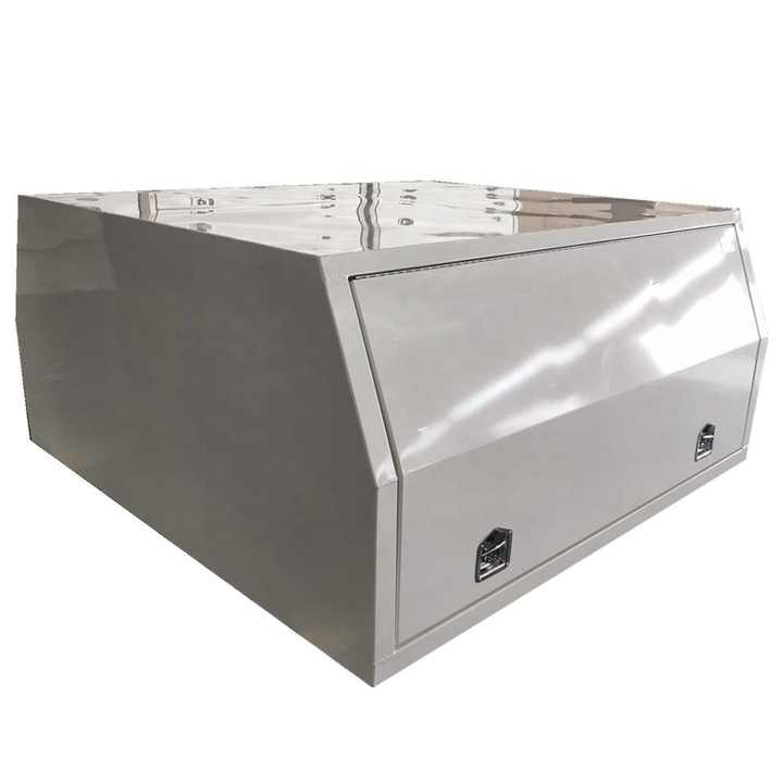 Custom-size Aluminum Ute Canopy Tool Box - Powder Coated
