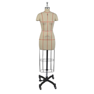 Adjustable Mannequin Female Half Body Tailoring Mannequin Dress Form ...