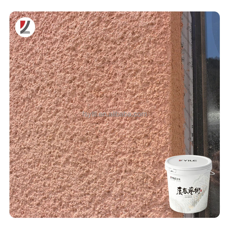 Eco-Friendly Acrylic Lime Stone Paint with Natural Stone Aesthetic Easy ...