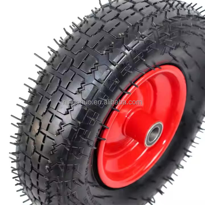 12 Inch Solid Rubber Wheel 4.00-6 PU Foam Replaceable Puncture-Proof ...