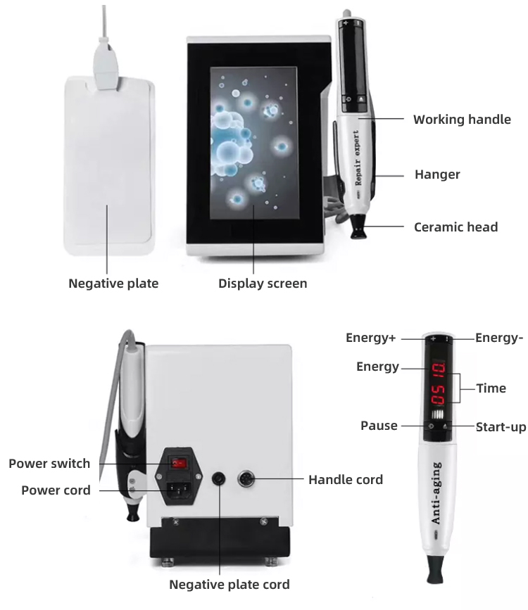 Smart Magic Eye Remove Wrinkles Anti-Agin Skin Tightening Gold Eye Lifting Eye Care Massager ...