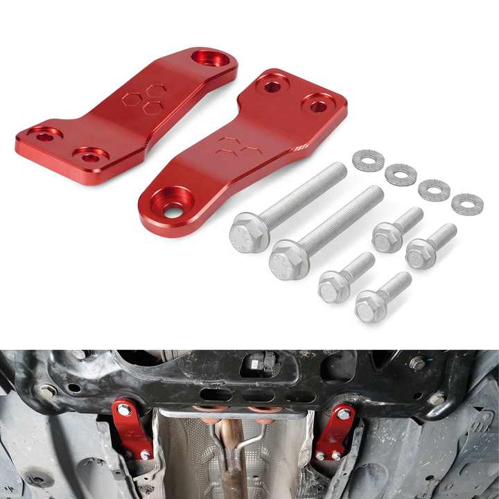 Bevinsee 12mm Aluminum Front Subframe Support Bracket for VW Golf 8