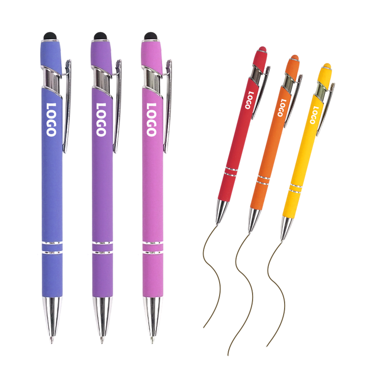 Design Custom Logo Ballpoint Pen Promotional Office and School Metal ...