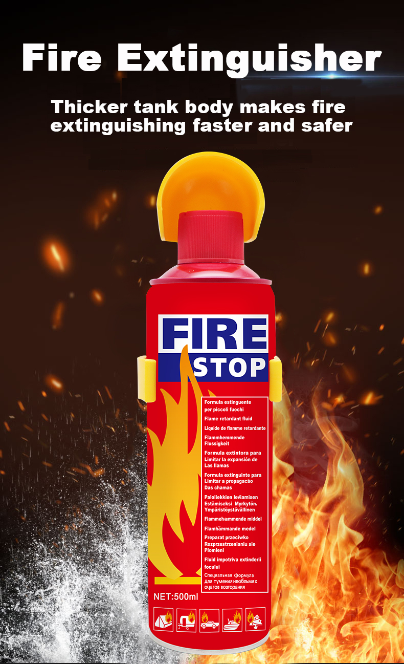 Extintor para carro Vehiculo Camioneta Fire Stop 500ml GENERICO ...