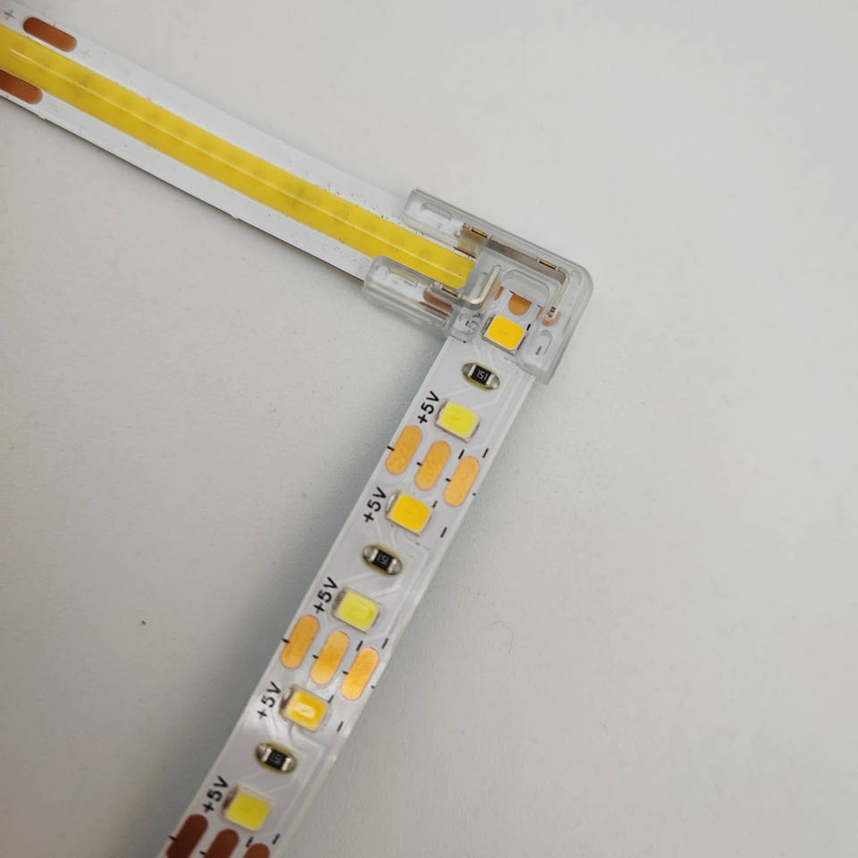 Transparent SMD COB LED Light Strip Fast Connector 8mm 10mm 2 Pin L ...