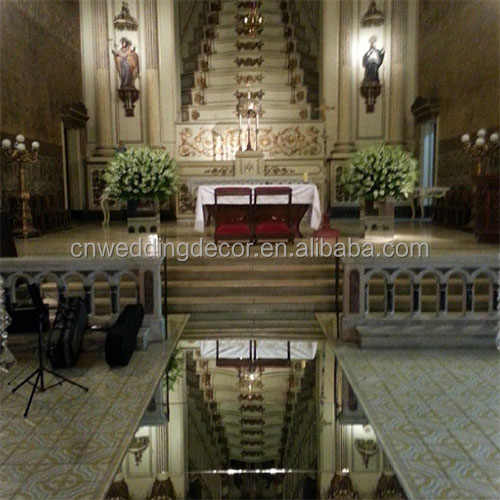 Sliver Mirror Carpet for Wedding Stage Decor - Buy Now