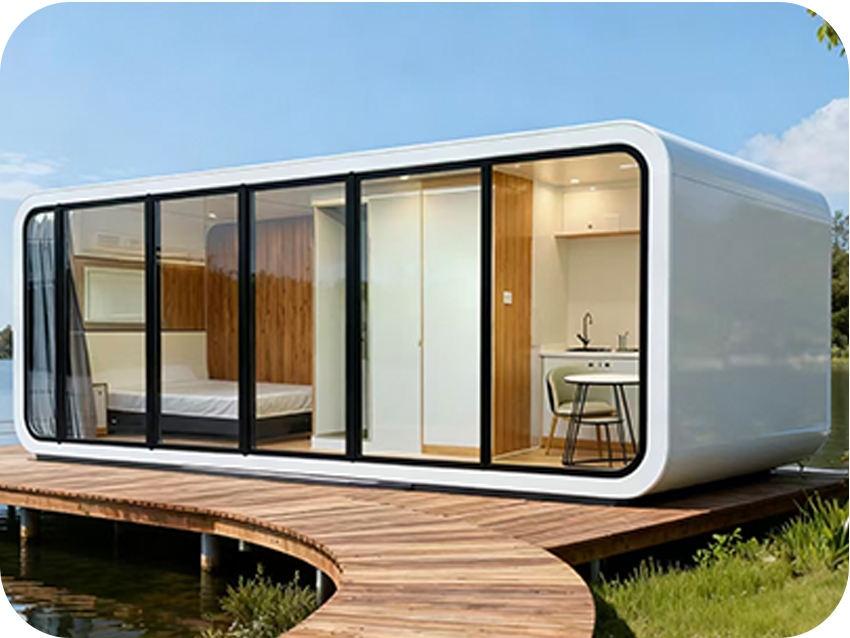 Sinoy Customized apple Cabin Pod Capsule Prefab Greenhouse Tiny House ...
