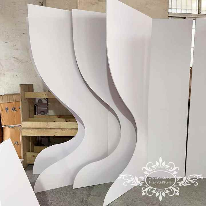 Customized PVC Wedding Backdrop - Modern Stage Decor