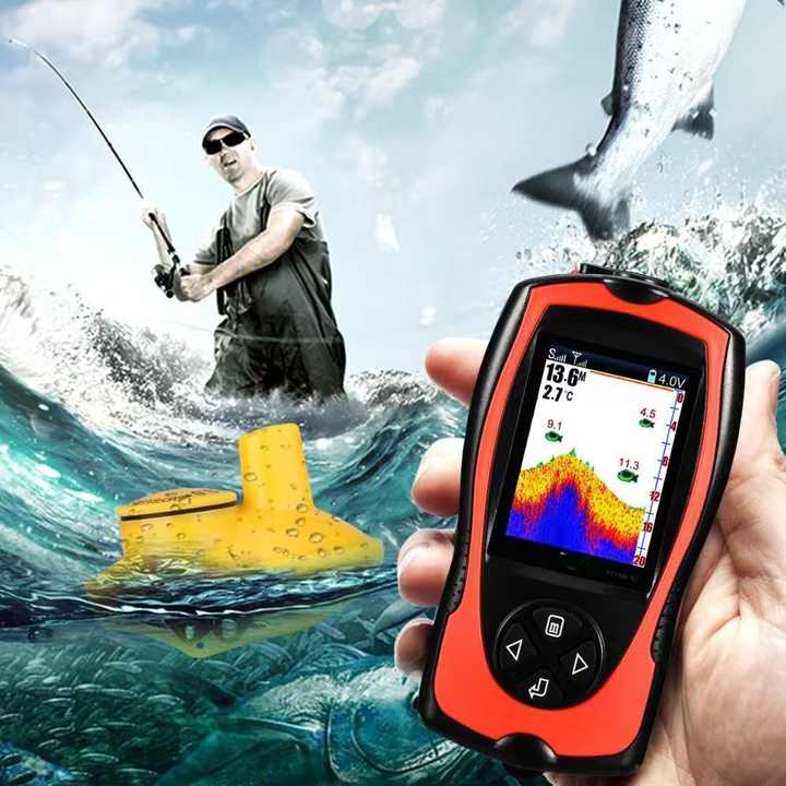 Color Screen Wireless Sonar Fish Finder - Practical Fish Locator, Must ...