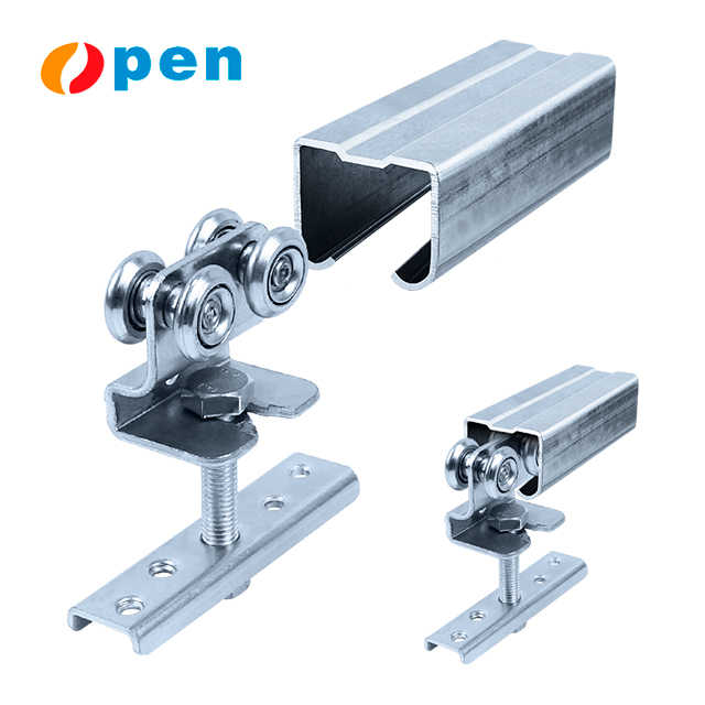 Steel Track Hanging Door Roller System, Easy Installation, Heavy Duty ...