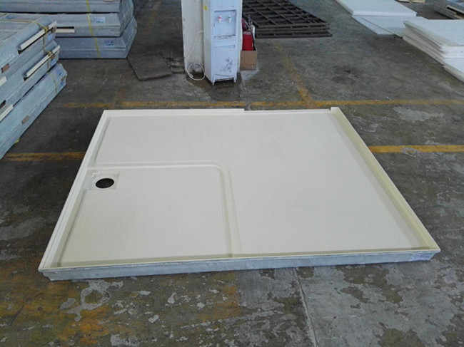 Customized Installation and Easy Bathroom SMC FRP Shower Base ...