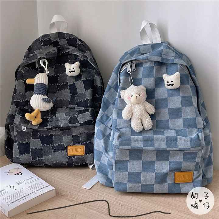 High Quality Fashion School Backpack Student Customized logo Style ...