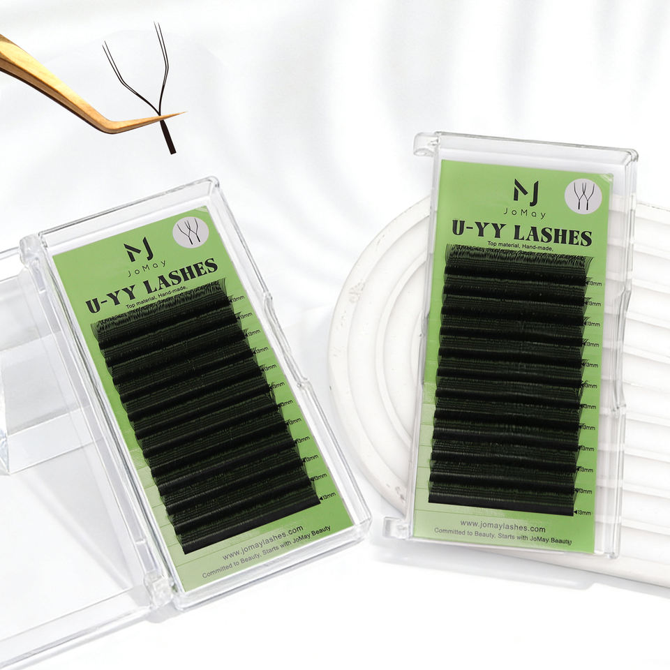 Korean PBT W U YY-Shape Lashes YY 100% Hand Made Korean Lash Extensions ...