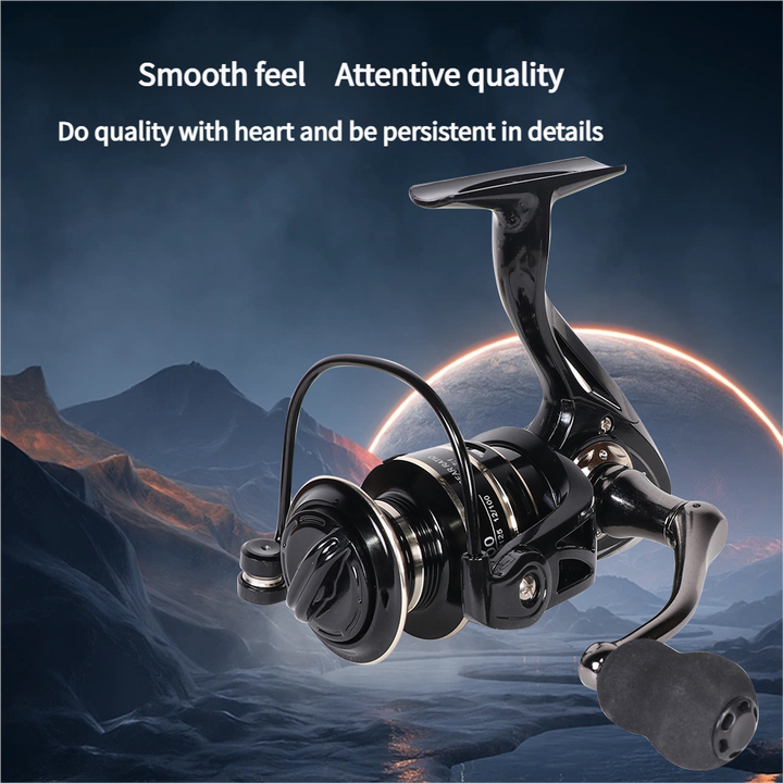 All-Metal Spinning Fishing Reel Long-Range Wheel Lure for Stream ...