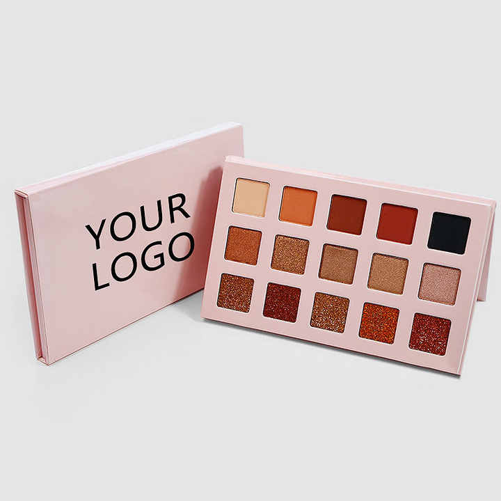 Custom Logo 15 Color Eyeshadow Palette High Pigmented Eye Shadow ...