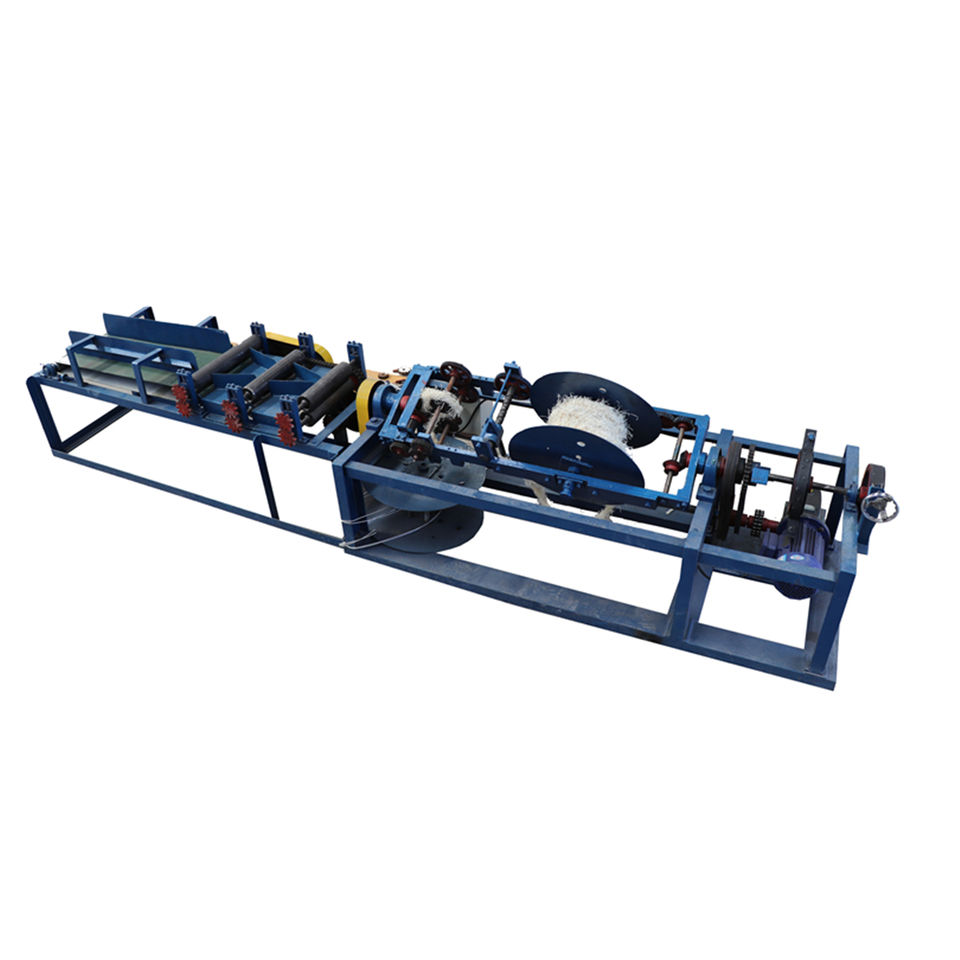 Wood Wool Fire Lighter Rope Making Machine - Patented Product