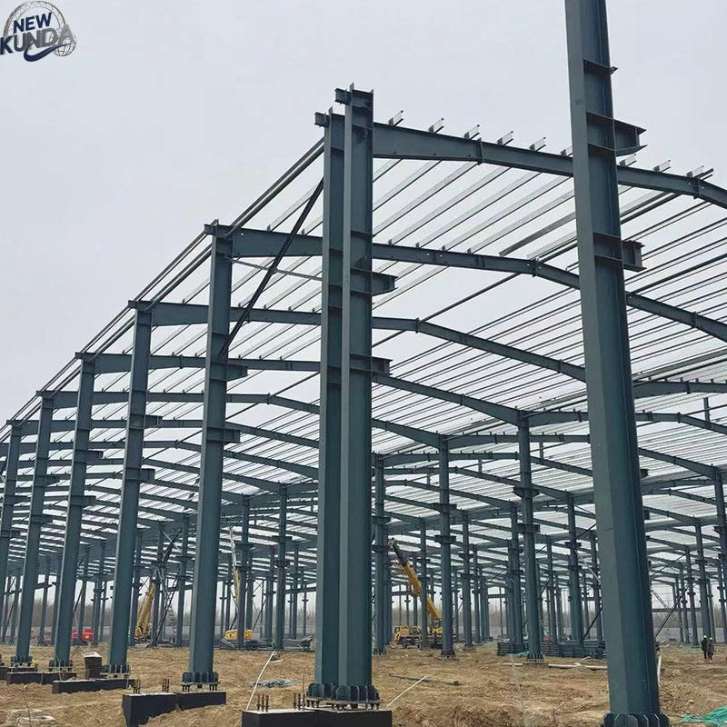 Manufacturer Custom Modern Prefabricated Steel Structure Frame Building ...