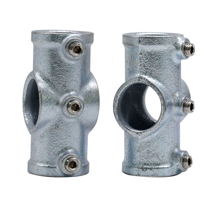 Cast Iron Pipe Clamps Handrail Fittings Pipe Railing Style Key Clamp ...