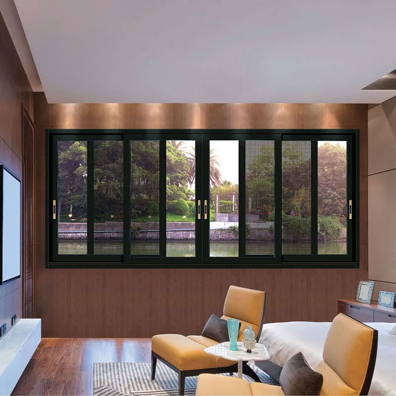 Tropical Climate Aluminium Sliding Window, Storm Resistant Anti Rust ...