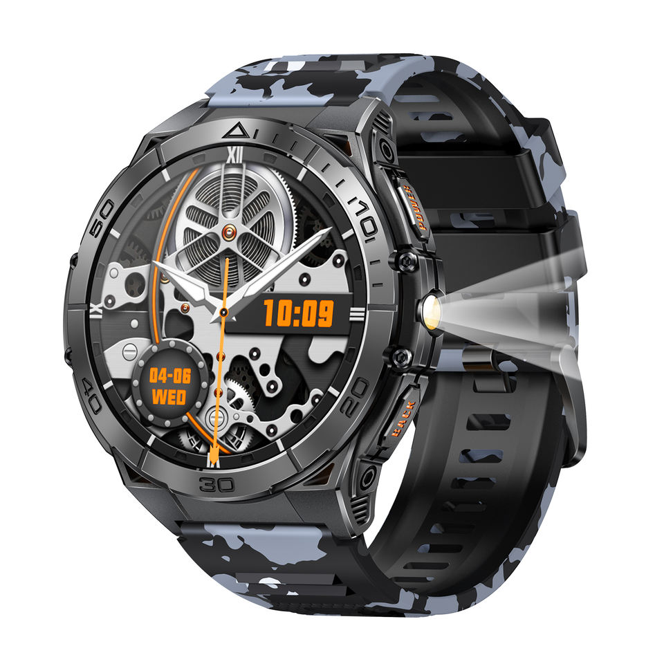 AI Smart Watch for Men 1.6" HD AMOLED Rugged Fitness Sport Watch with ...