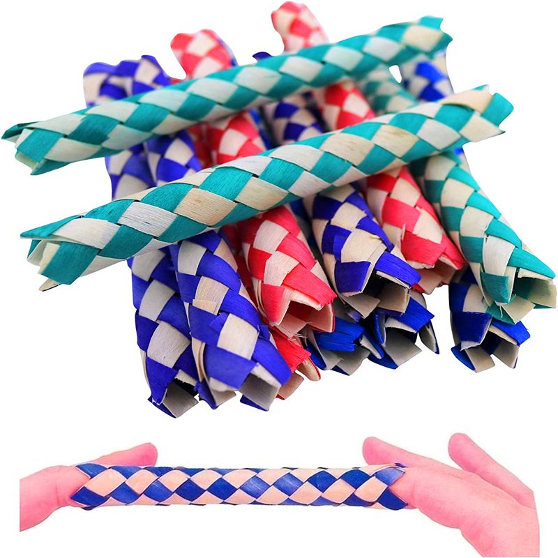 Chinese Bamboo Finger Traps Bird Chew Toy for Kids' Party Favors ...