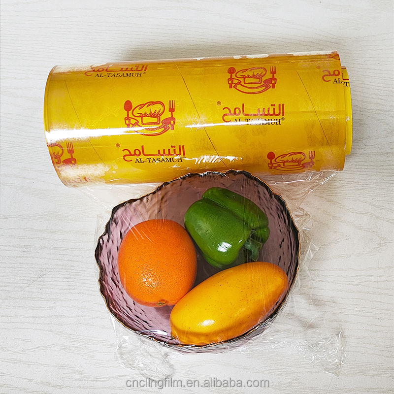 Food Grade Factory Manufacture Transparent Wrapping Food PVC Cling Film ...