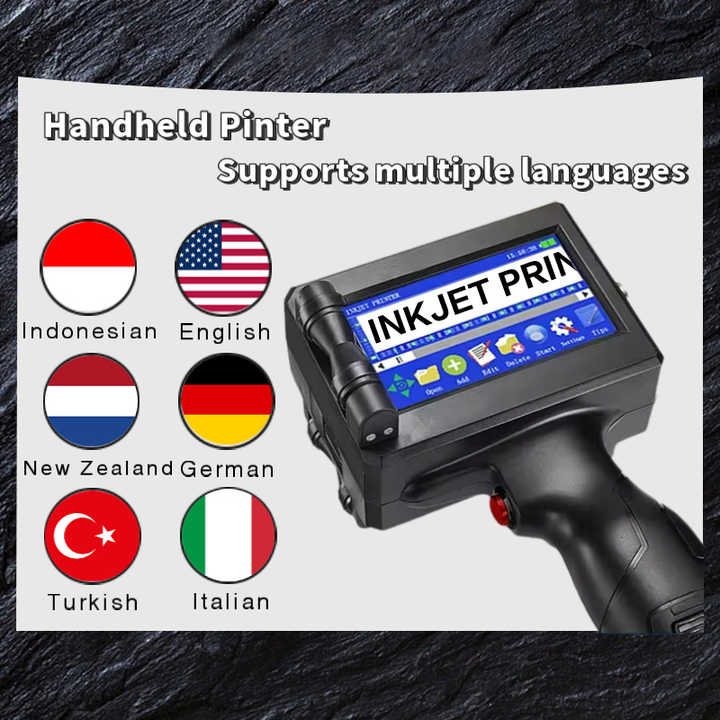 Manual Handheld Inkjet Printer Number Code Expiry Date Mini Handheld ...