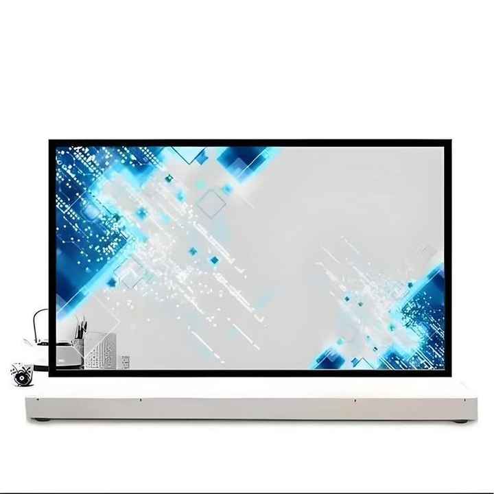 Ultra High Definition Transparent Thin Advertising LCD Customized ...