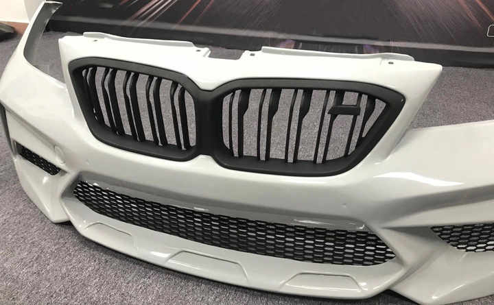 E90 M2C Style Front Bumper Kit for BMW 3 Series E90 & Grille OEM