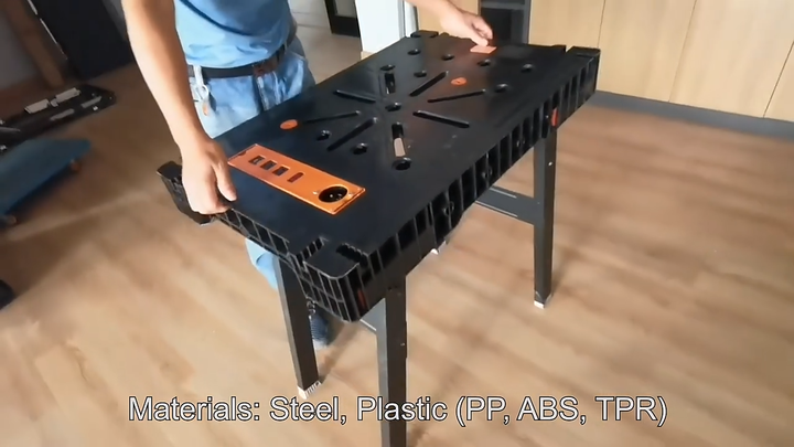 Vertak Folding Workbench - 1000lbs Capacity & Portable