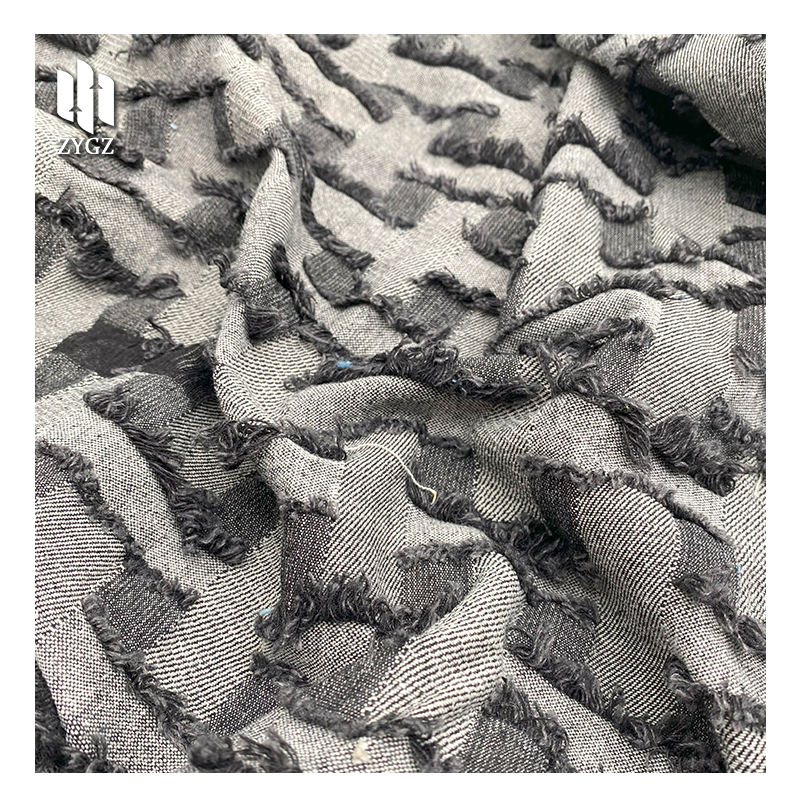 70% Cotton 30% Polyester Denim Jacquard Coat Jacket Pants Shoes-Cut ...