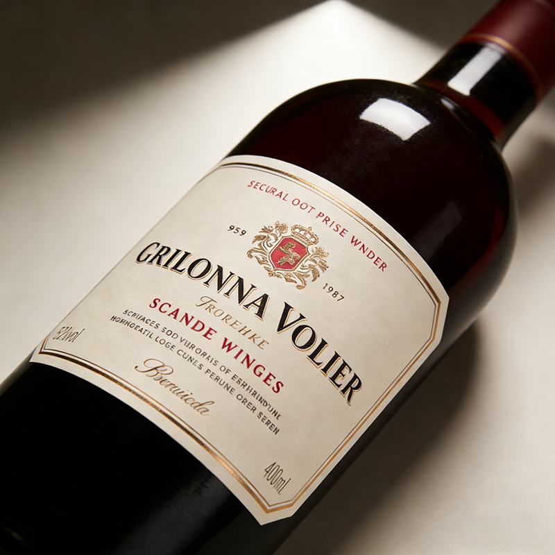 Custom Sizes Luxury Silk Wine Labels Cotton Paper Gold Hot Foil ...