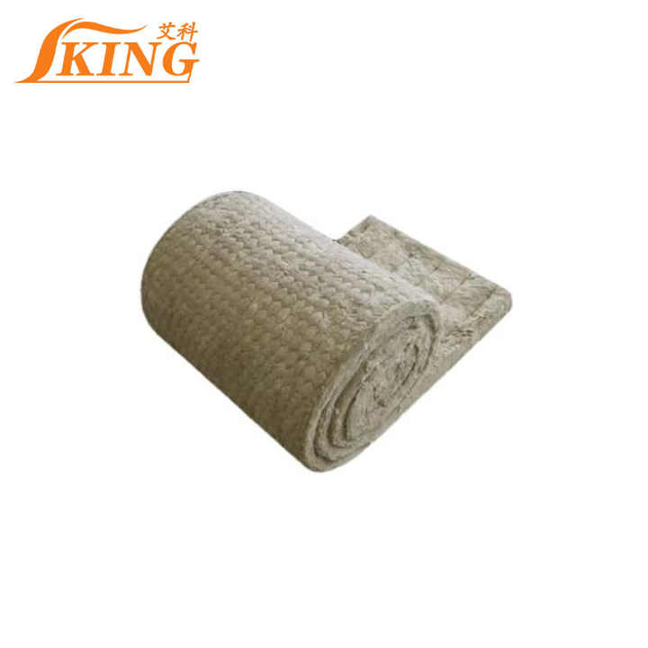 ISOKING 100kg/m3 Rock Wool Insulation Blanket Roll Felt for Efficient ...