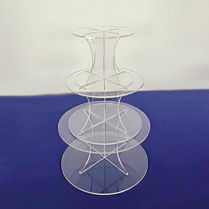 Detachable Clear Acrylic Cake Separators - Eco-friendly