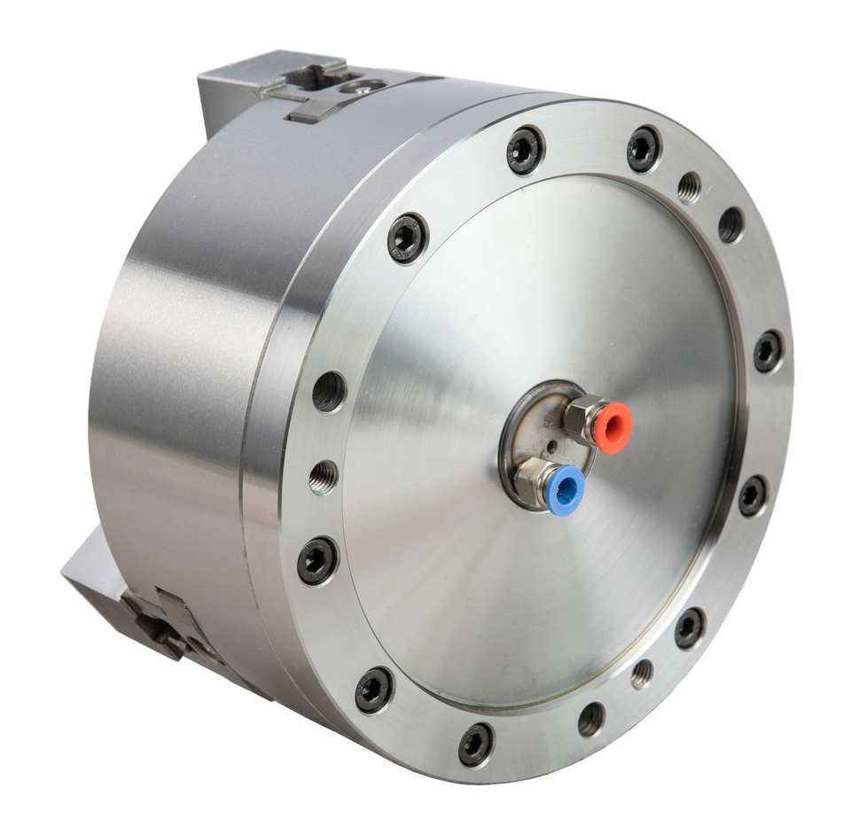 Precision Engineered Solid Three Jaw Pneumatic Chuck Customizable for ...