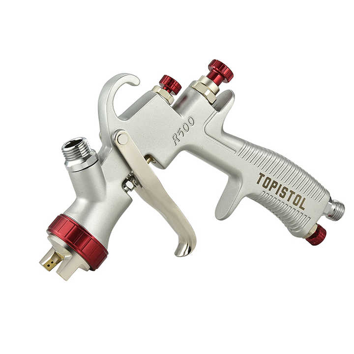 R500 Automotive Topcoat Spray Gun Pipeline Pneumatic Spray Gun Wood ...