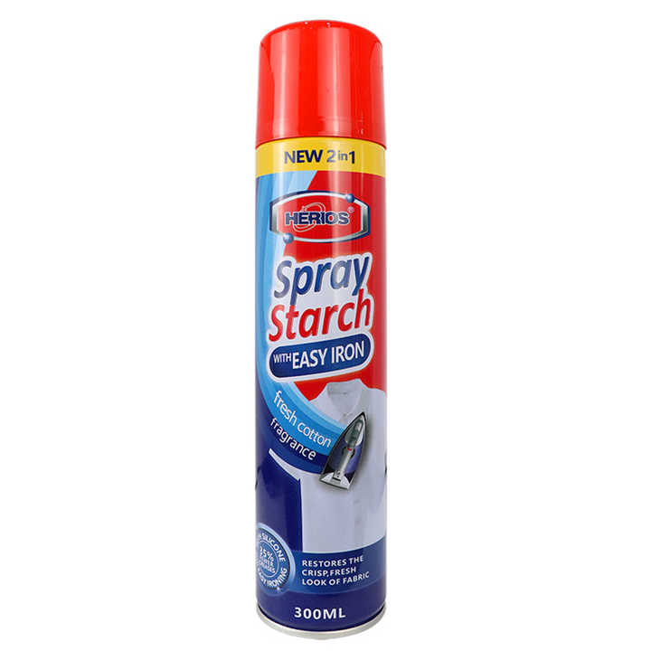 HERIOS Easy on Ironing Starch Spray - 300ml (2023 Hot Product)