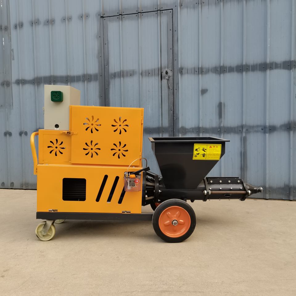 Industrial Mortar Cement Spray Machines Electric Plaster Spraying ...